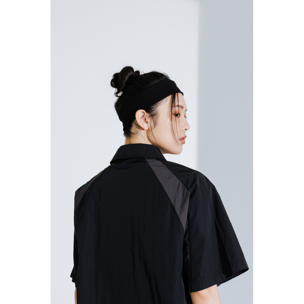 SINGULARITY ｜PATCHWORK ZIP-UP SHIRT