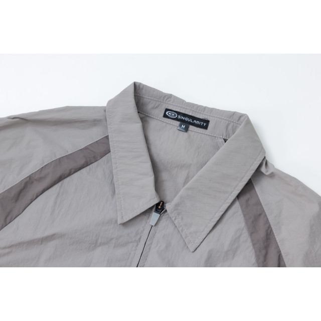 SINGULARITY｜PATCHWORK ZIP-UP SHIRT